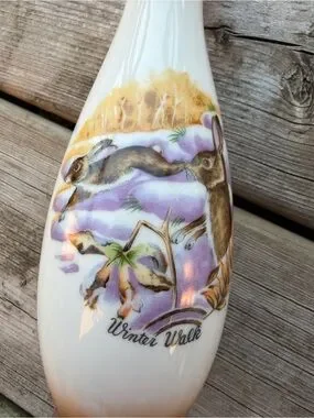 Accents | Vintage Hand Painted Japanese Porcelain Bud Vase Winter Walk ...